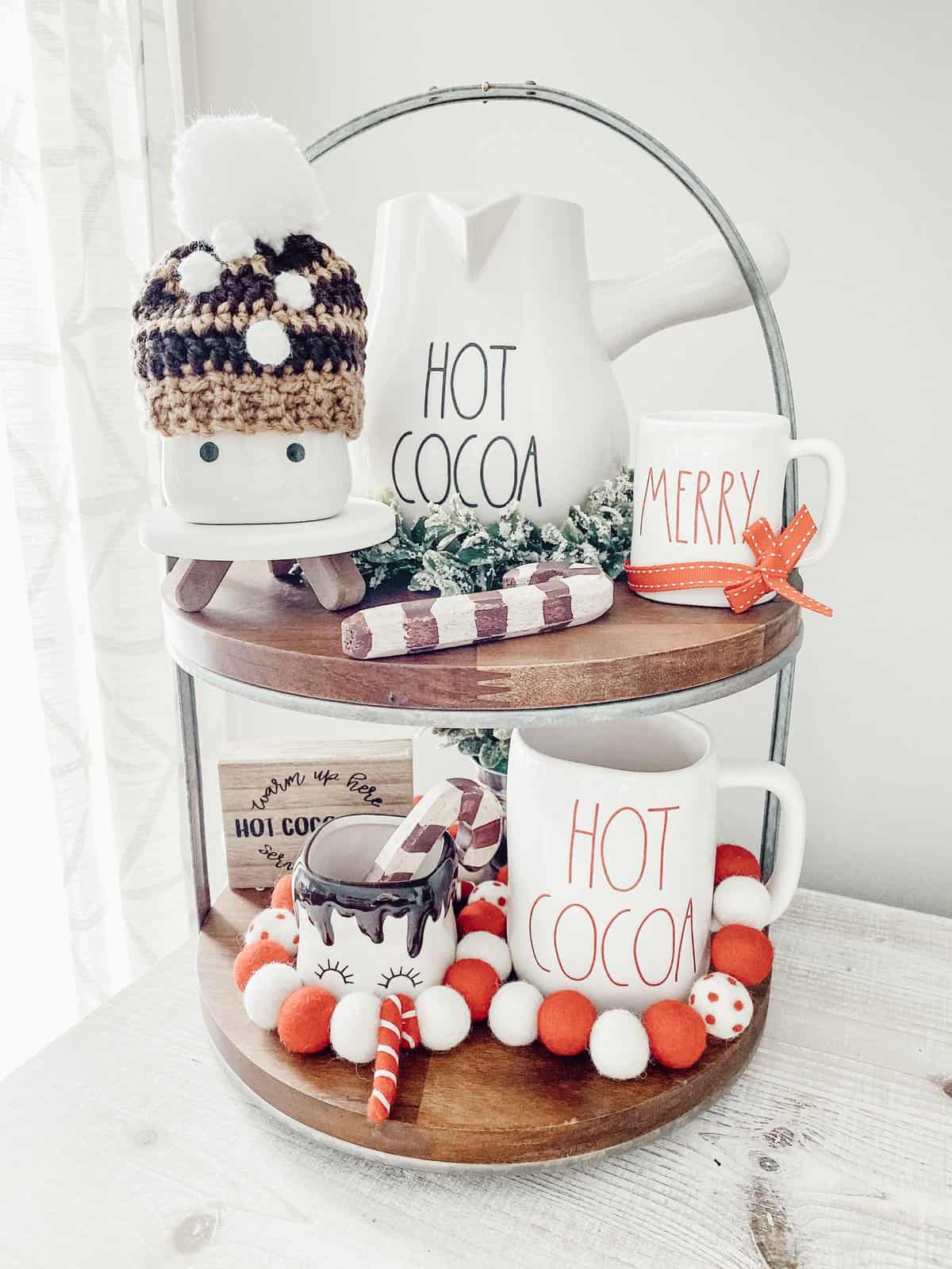 DIY: Creating a Christmas Coffee & Cocoa Bar - Mornings on Macedonia