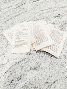 How to Stain Book Pages - Mornings on Macedonia