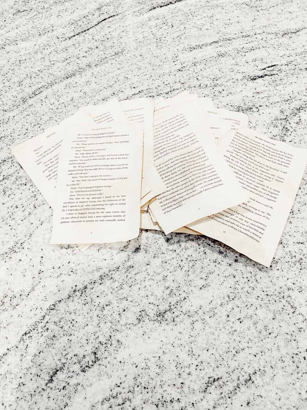 How to Stain Book Pages - Mornings on Macedonia