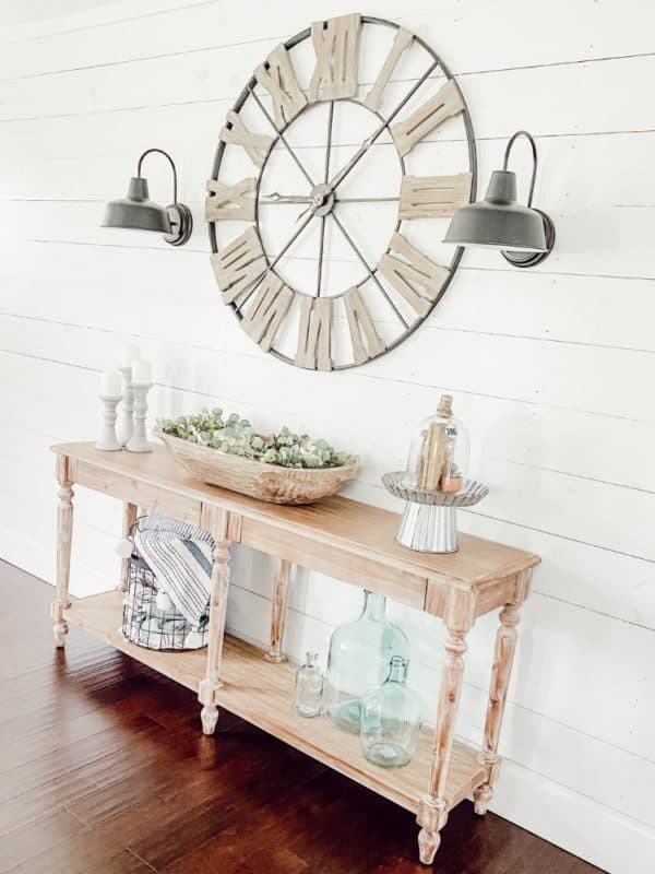 How To Style An Entryway Table - Mornings on Macedonia