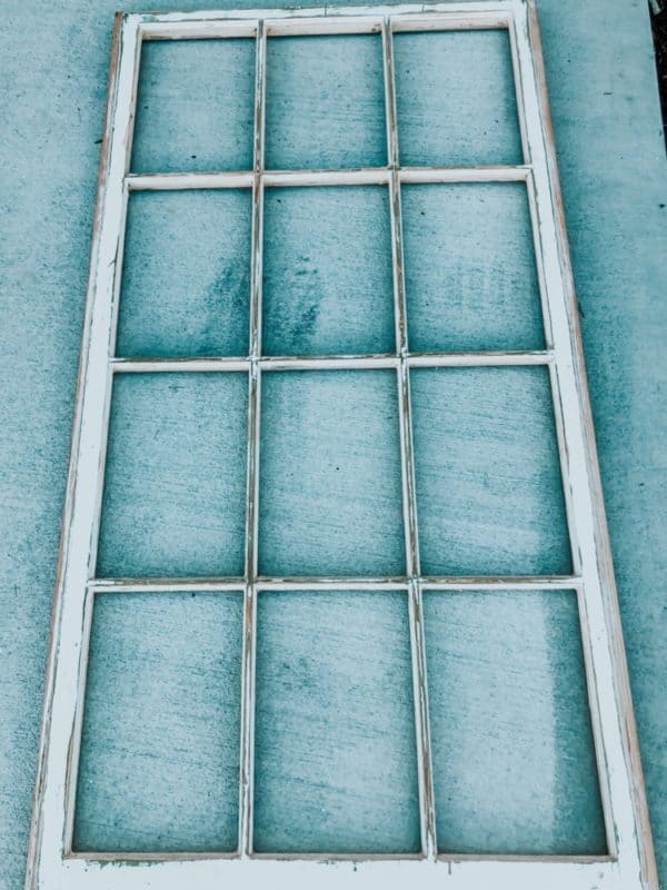 My Very First DIY Project Ever: A Chalk Painted Window - Mornings on ...