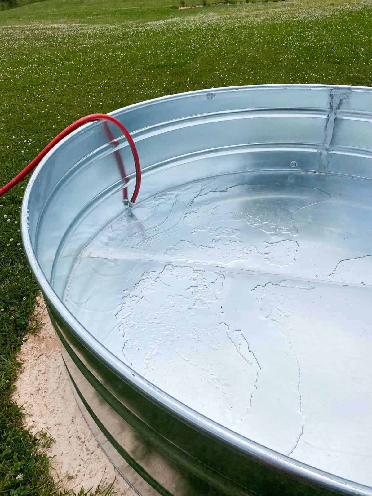 DIY Stock Tank Pool - Mornings on Macedonia