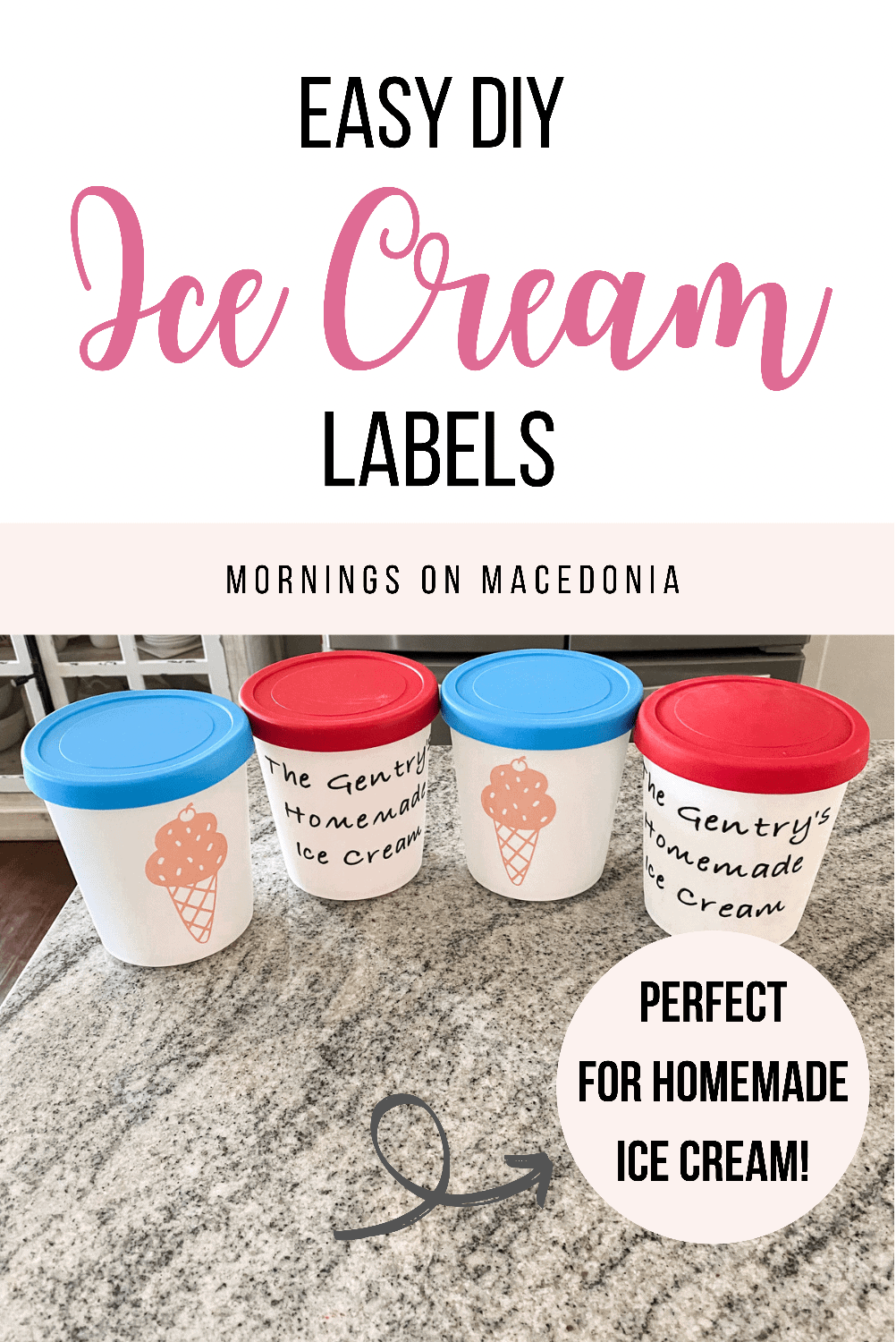 DIY Ice Cream Labels - Mornings on Macedonia
