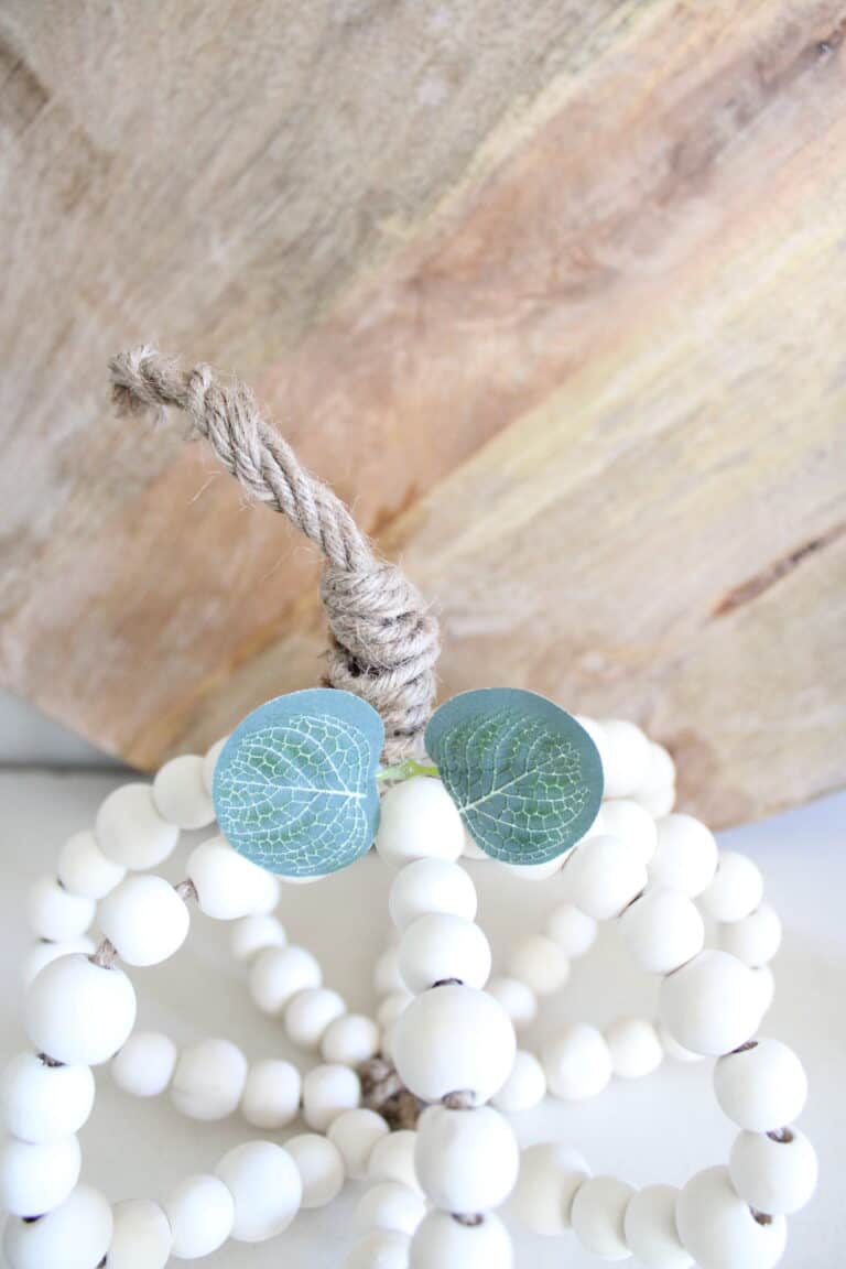 How to Make a Beaded Pumpkin - Mornings on Macedonia