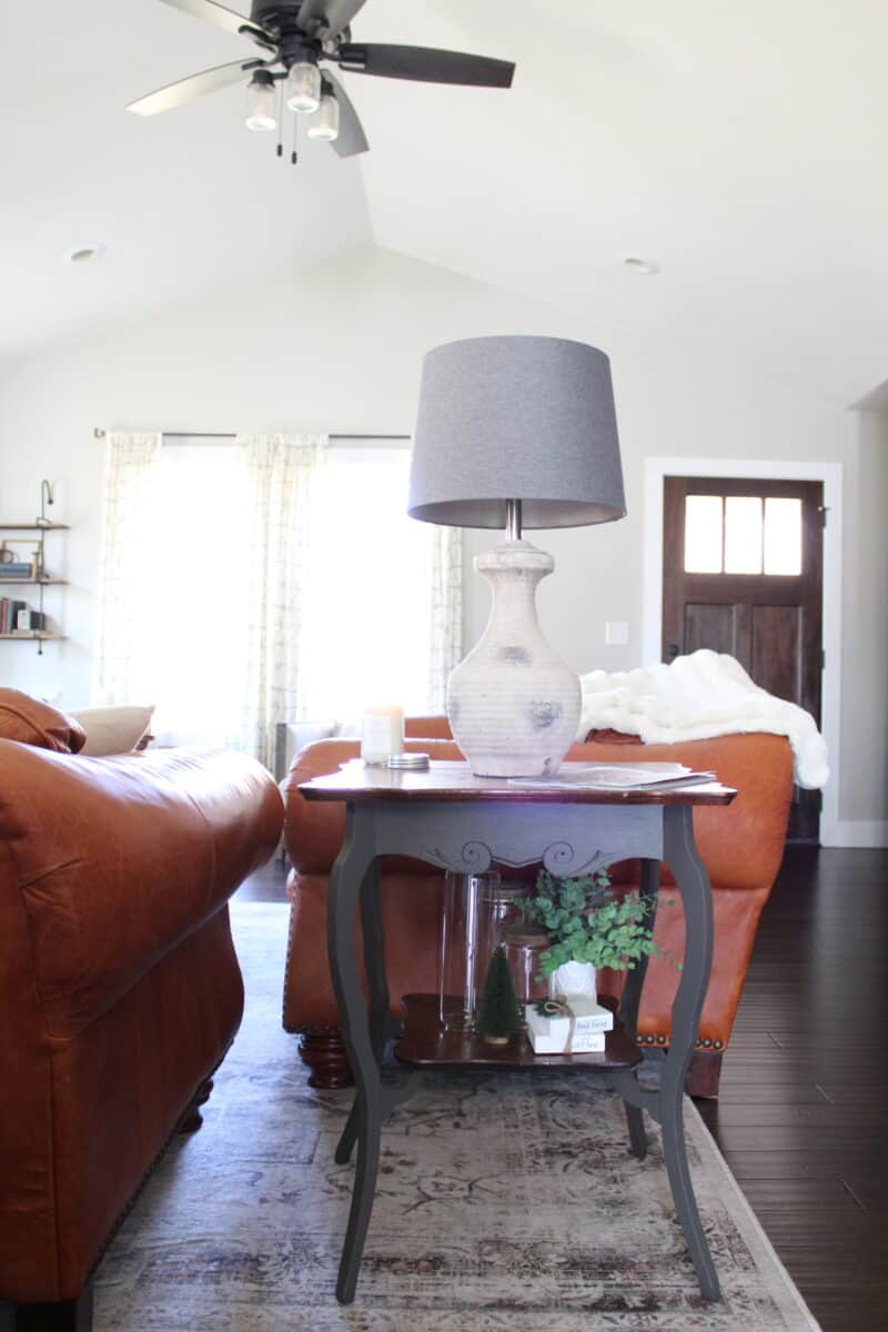 DIY Corner Table - Mornings on Macedonia