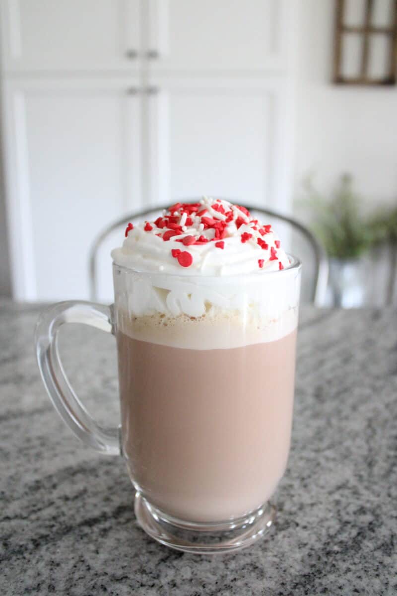 How to Make a Pink Velvet Latte - Mornings on Macedonia