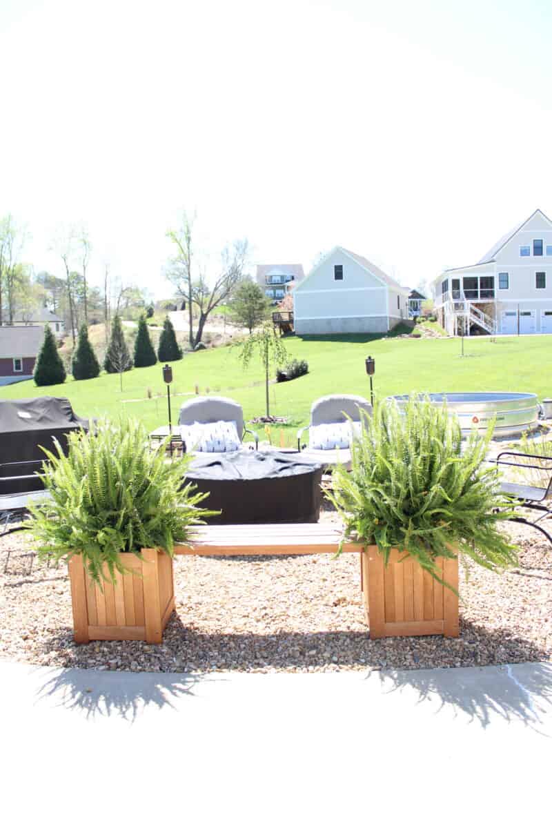 Planter Bench Ideas - Mornings on Macedonia