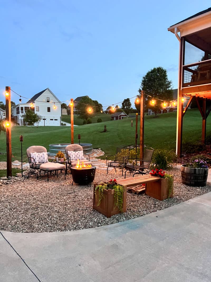 How To Hang String Lights In Your Backyard Without Trees - Mornings on ...