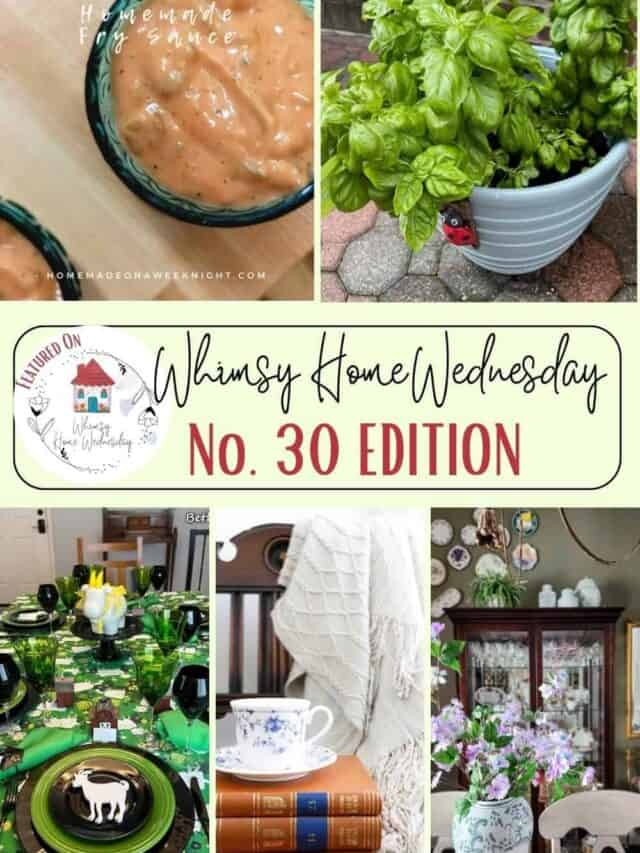 Whimsy Home Wednesday 30 - Mornings on Macedonia