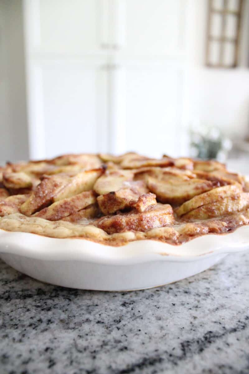 Easy German Apple Pie Recipe - Mornings on Macedonia
