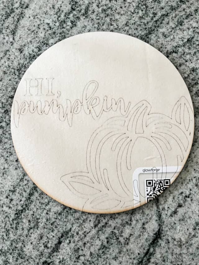 DIY Hi Pumpkin Wreath Sign - Mornings on Macedonia