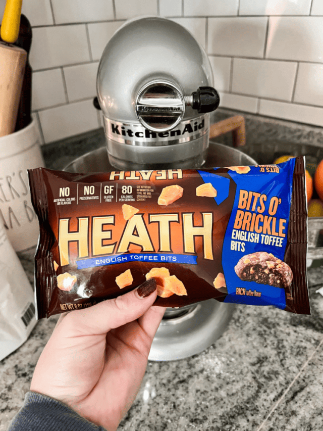 Heath Bar Cookie Recipe - Mornings on Macedonia