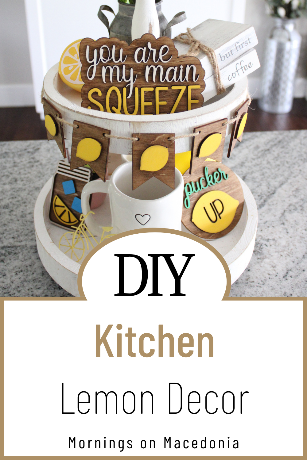 DIY Lemon Kitchen Decor - Mornings on Macedonia