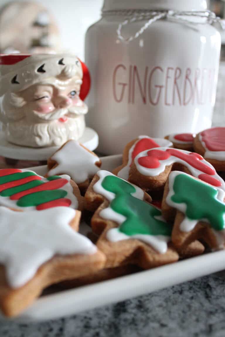 Soft Cut Out Gingerbread Cookies - Mornings on Macedonia