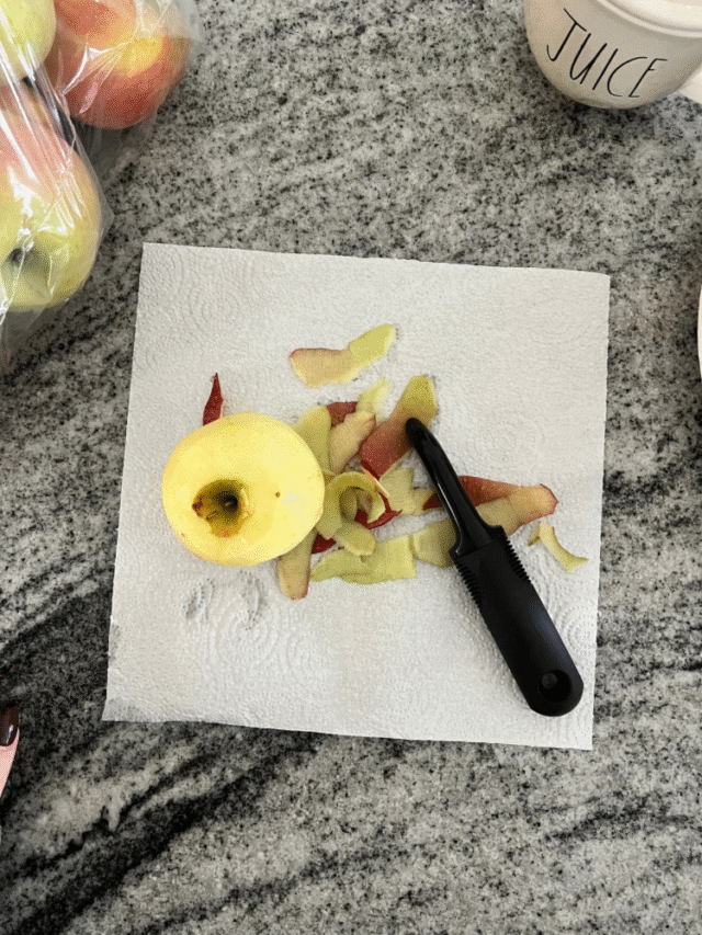 How To Easily Freeze Apple Slices - Mornings on Macedonia